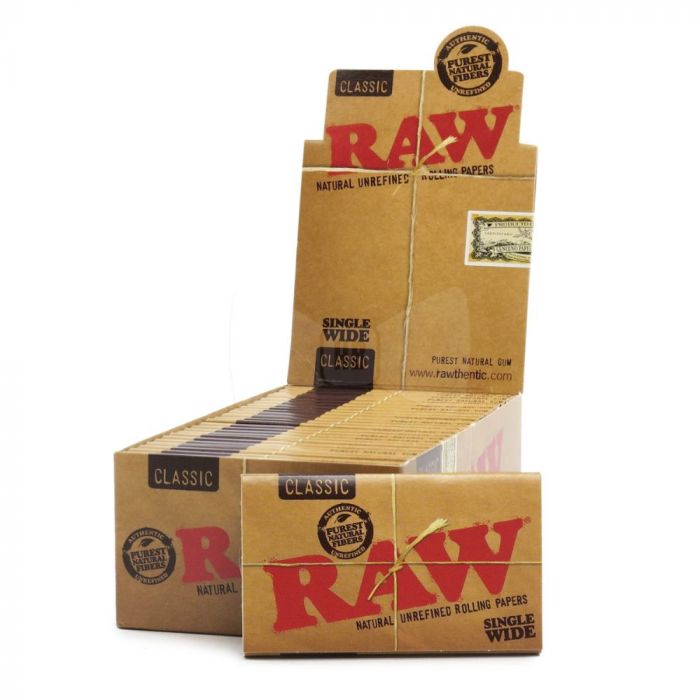Raw Single Wide Double Window Rolling Papers Box Grasscity® Uk